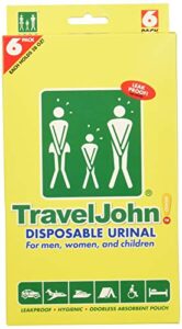 traveljohn-disposable urinal (6 pack)