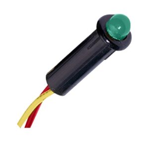 paneltronics led indicator light - green - 120 vac - 1/4"