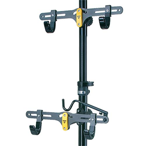 Topeak TwoUp TuneUp Bike Stand Black, L x W x H ﻿44 x 34 x 214 cm (Open) / ﻿17.3” 13.4” x 84.3”