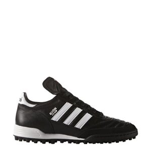 adidas mens Mundial Team Soccer Shoe, Black/White, 10.5 US