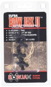 bowjax 1036 ultra bow jax ii dampener-pack of 4 (black)