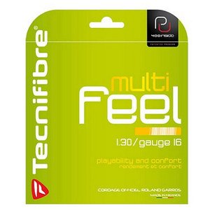 Tecnifibre Multi-Feel (16-1.30mm) Tennis String Set (Natural)