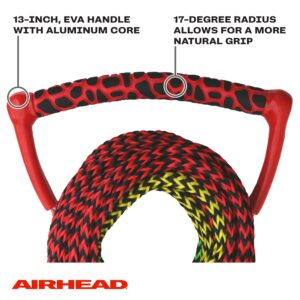 Airhead Water Ski Rope with Radius Handle, 3 Section for Water Skis, Wakeboards and Kneeboards