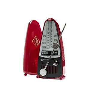 wittner 834 taktell piccolo metronome, ruby