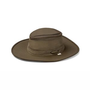 tilley ltm6 airflo broad brim recycled, olive, 7 1/4