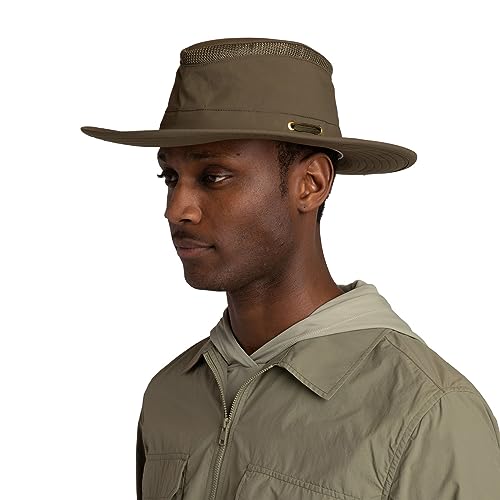 Tilley LTM6 Airflo Broad Brim Recycled, Olive, 7 1/4