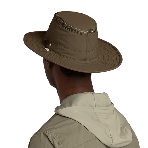 Tilley LTM6 Airflo Broad Brim Recycled, Olive, 7 1/4