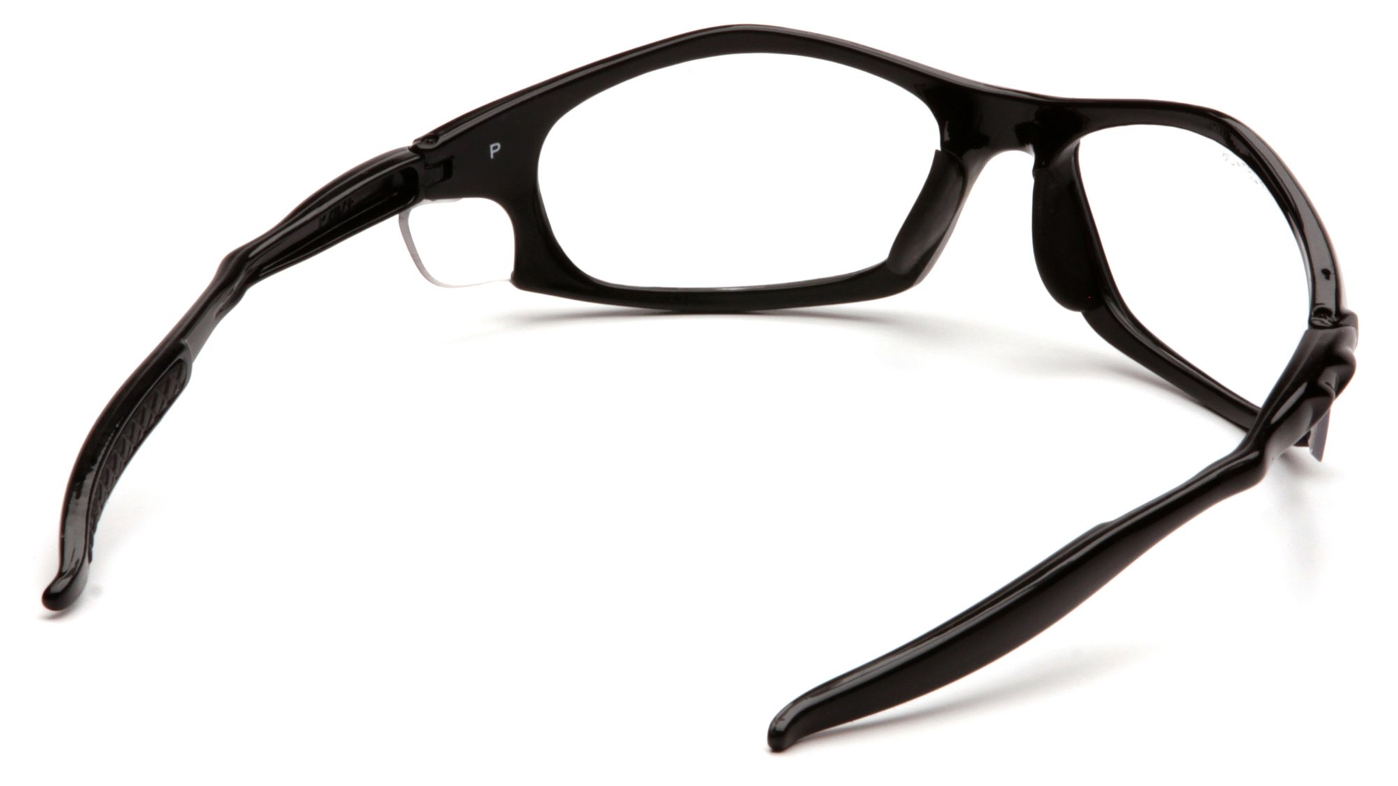 Pyramex Solara Safety Eyewear, Clear Lens With Black Frame