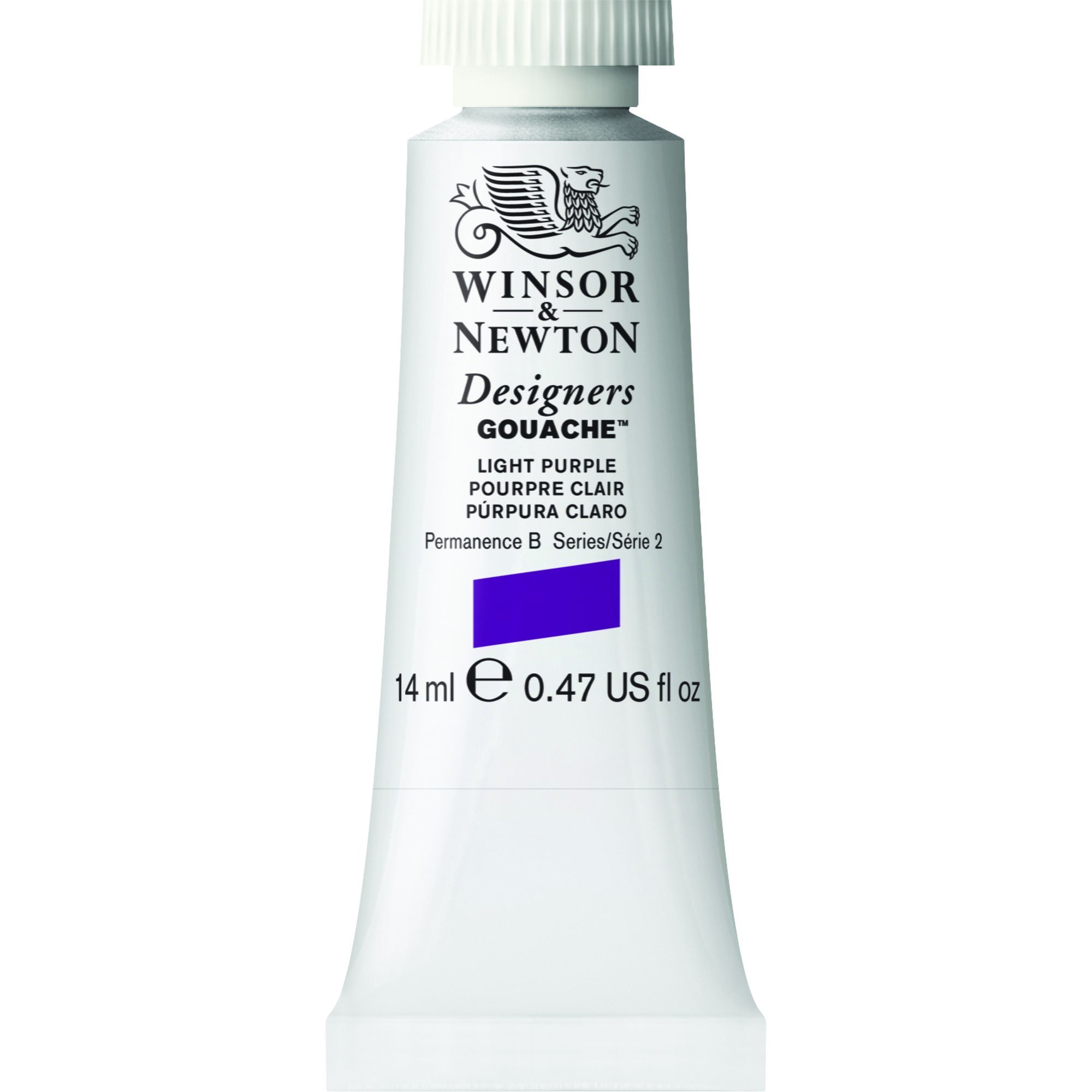 Winsor & Newton Designer's Gouache, 14 ml (0.47oz) tube, Light Purple