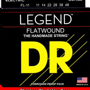 DR Strings LEGEND Electric Guitar Strings (FL-11),Brown