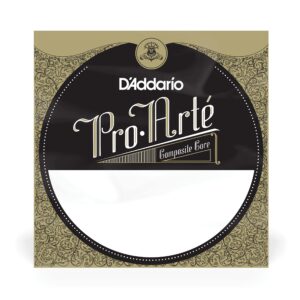 d'addario j4405c pro-arte composite classical guitar single string, extra-hard tension, fifth string