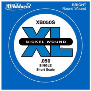 d'addario single bass xl 050 short