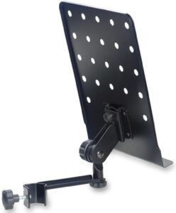 stagg mus-arm 1 small music stand with attachable holder arm,black