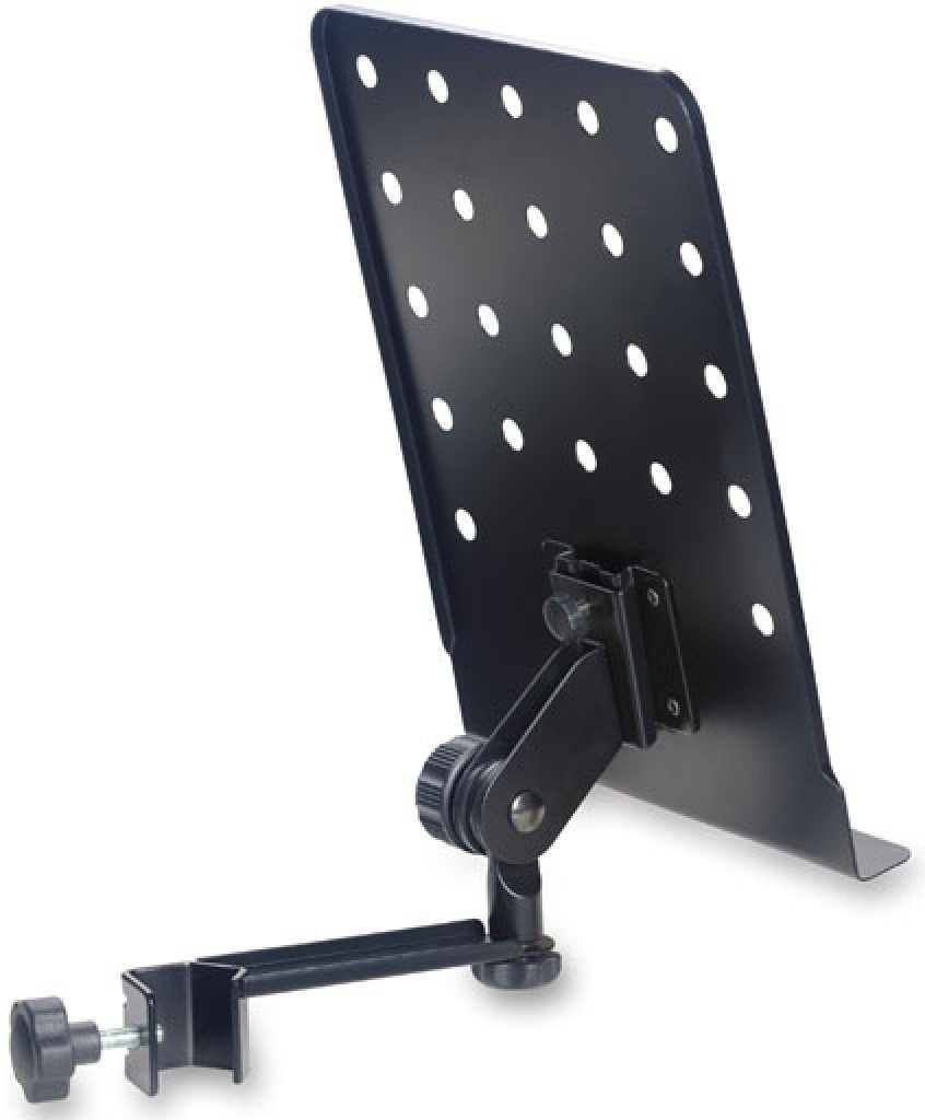 Stagg MUS-ARM 1 Small Music Stand with Attachable Holder Arm,Black