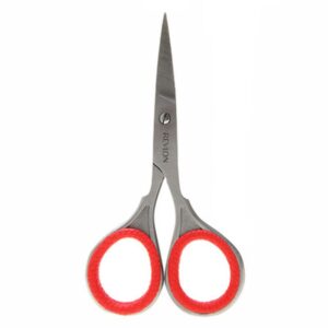 revlon nail scissors, curved blade, made with stainless steel