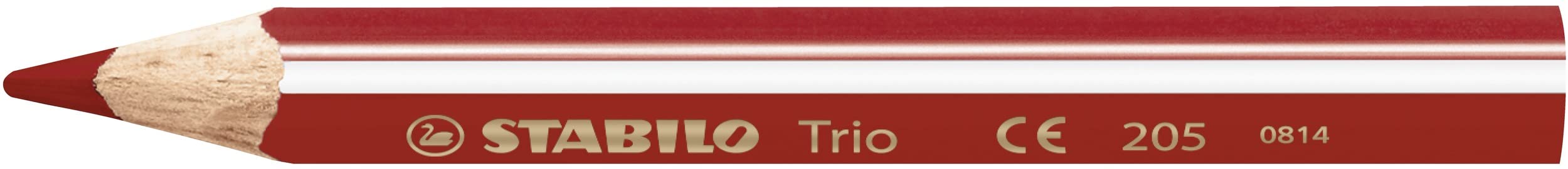 STABILO Trio Thick Colored Pencil Short Set, 12-Colors, Multicolour (205/12-01)