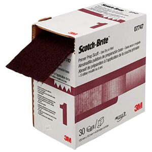 3m scotch-brite primer prep scuff 07747, 4-3/4 in x 15 ft