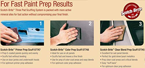 3M Scotch-Brite Primer Prep Scuff 07747, 4-3/4 in x 15 ft