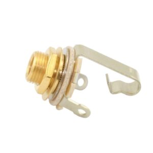 switchcraft 11 gold 1/4-inch electric guitar input jack