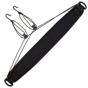 neotech classic 2-hook for saxophone, clarinet, english horn, bassoon and oboe guitar strap (2001072), black