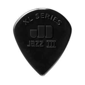 dunlop nylon jazz iii xl, black, 6/player's pack