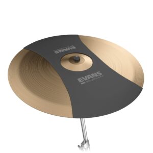 evans soundoff drum mute pads - drum pads for acoustic drum sets - drum mutes pack - for ride cymbals - great for silencing drum kits to practice - fits 20" ride