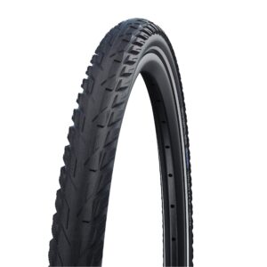 schwalbe silento ii hs 328a hybrid/city bike tire (26x1.75, wire beaded, black)