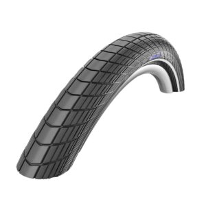 schwalbe big apple hs 430 fatty bicycle tire (26x2.35, allround wire beaded, reflex)