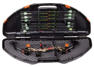 flambeau outdoors 6461sc safe shot bow case, portable bow storage,black