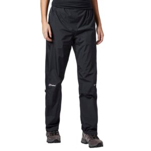 berghaus women's paclite pant, black, l/standard