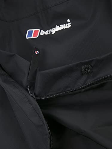 Berghaus Women's Deluge Waterproof Overpants, Jet Black, Size 8/Regular