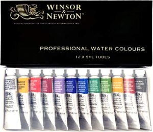 windsor & newton artists water 5ml tube 12c set (japan import)