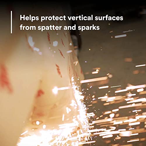 3M Welding and Spark Deflection Paper 05916, Flame Retardant, Adhesive Backing, Repositionable, 24 in x 150 ft