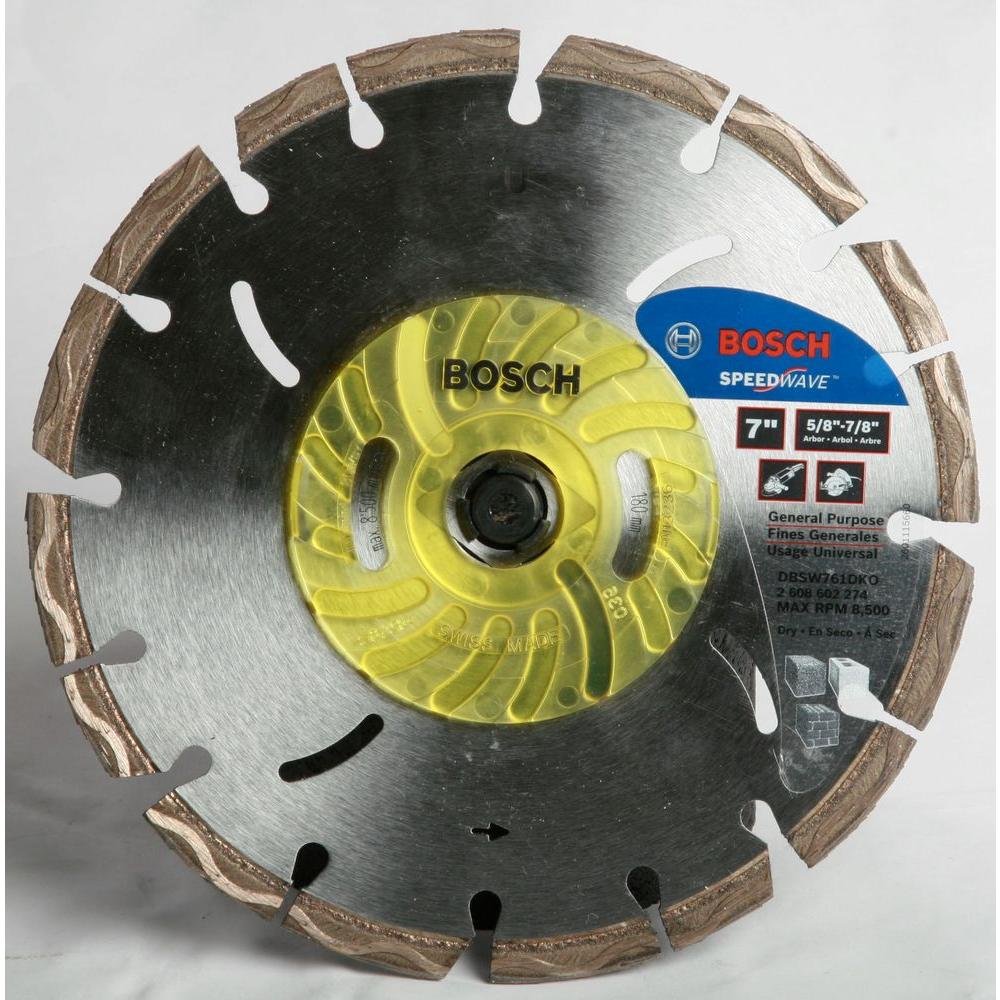 Bosch DBSW761 Speedwave 7" Segmented Diamond Blade