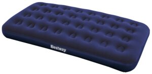 bestway flocked air bed twin, blue