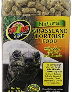 Zoo Med Natural Grassland Tortoise Food, 60 oz.