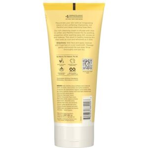 Burt's Bees Deep Cleansing Cream with Soap Bark and Chamomile, 98.9% Natural Origin, 6 Ounces