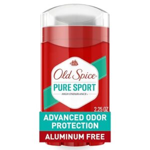 old spice high endurance deodorant for men, pure sport scent, 2.25 oz