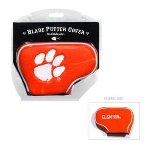 team golf ncaa clemson tigers golf blade putter cover golf club blade putter headcover, fits most blade putters, scotty cameron, taylormade, odyssey, titleist, ping, callaway