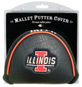 team golf ncaa illinois fighting illini golf club mallet putter headcover, fits most mallet putters, scotty cameron, daddy long legs, taylormade, odyssey, titleist, ping, callaway