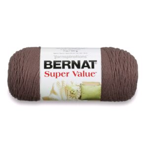 bernat super value yarn, 1-pack, taupe