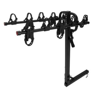 hollywood racks hr9200 traveler 5-bike hitch mount rack (2-inch receiver)