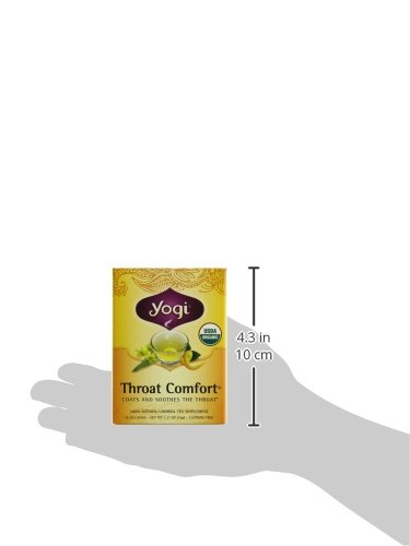 Yogi Tea Organic Throat Comfort Tea, 16 ct