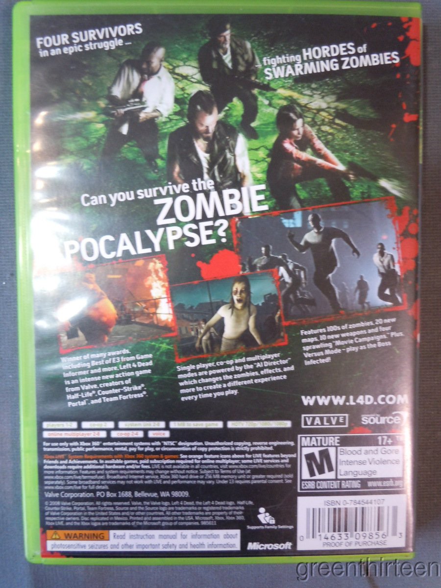 Left 4 Dead - Xbox 360