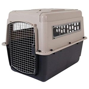 petmate ultra vari dog kennel for medium to large dogs (durable, heavy duty dog travel crate, made with recycled materials, 36 in. long) 50 to 70 lbs, made in usa