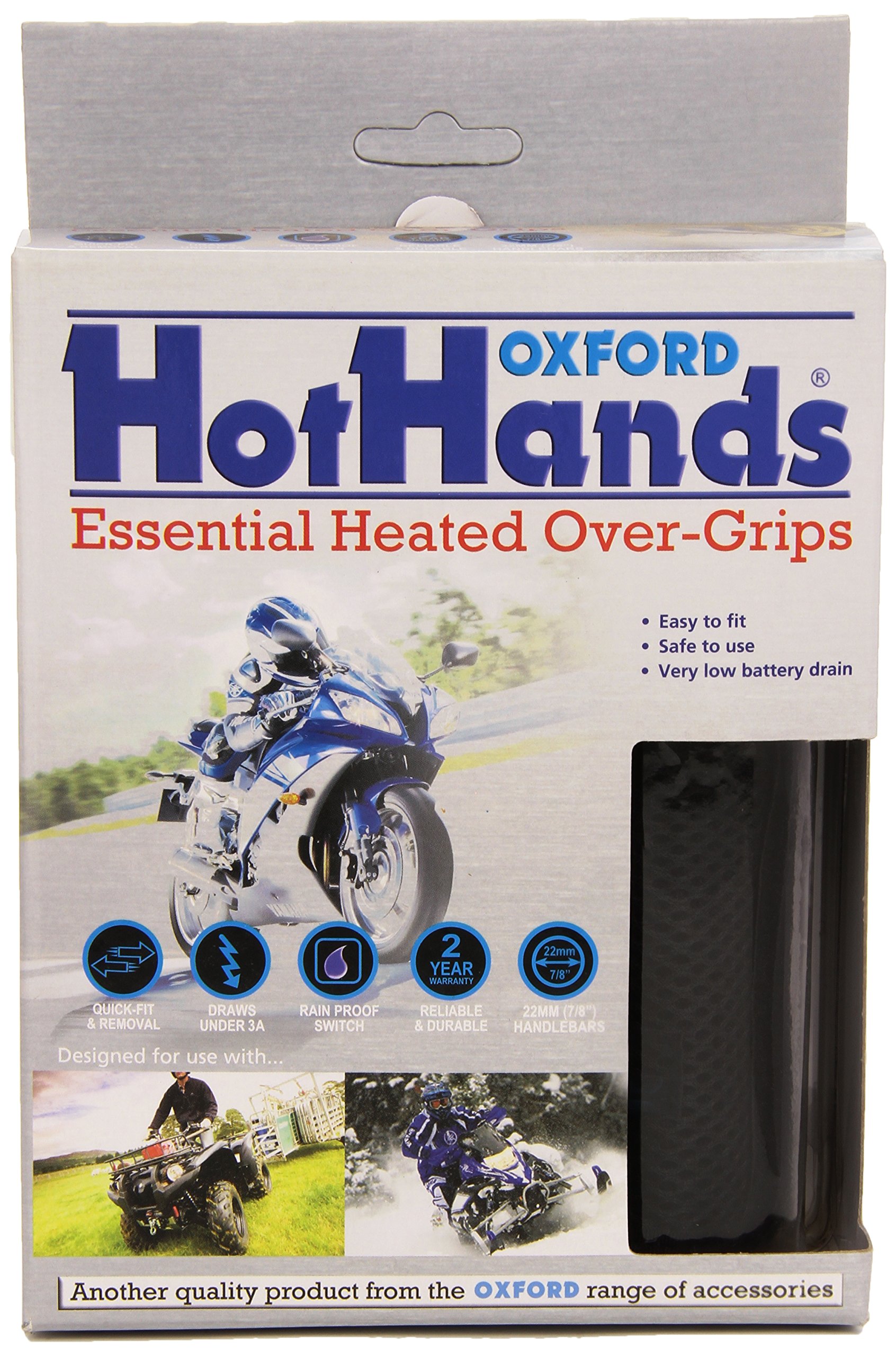 Oxford - Essential HotHands (Temperature controlled Motorcycle Grips)