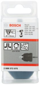 bosch 2608572075 quick drill chuck 1/4" 1-10mm