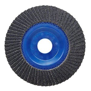 Bosch Professional 2608607367 Metal Prof 125mm Flap disc Straight Plastic G80, Blue/Brown