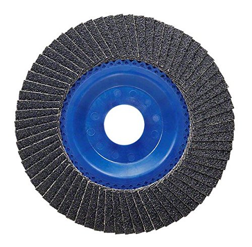 Bosch Professional 2608607367 Metal Prof 125mm Flap disc Straight Plastic G80, Blue/Brown