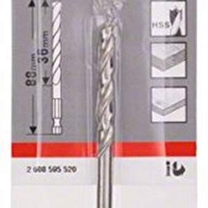 Bosch 2608595520 Wood Twist Drill Bit Hex Shank 4mmx3.46In